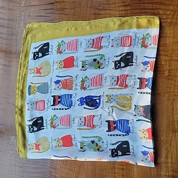 Beyond Adorable | Cat | Cat Print Scarf | Poshmark